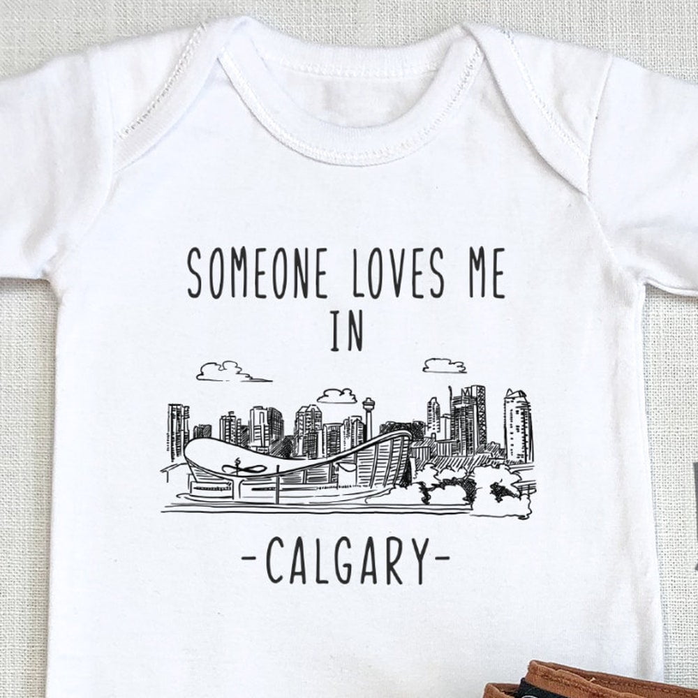 Baby Bodysuit BELLA CANVAS Someone Loves Me In Calgary, Canada Baby ...
