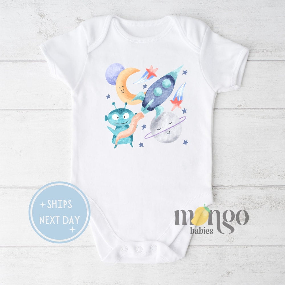 Baby Bodysuit BELLA CANVAS Spaceship Cute Baby Onesies Baby ...