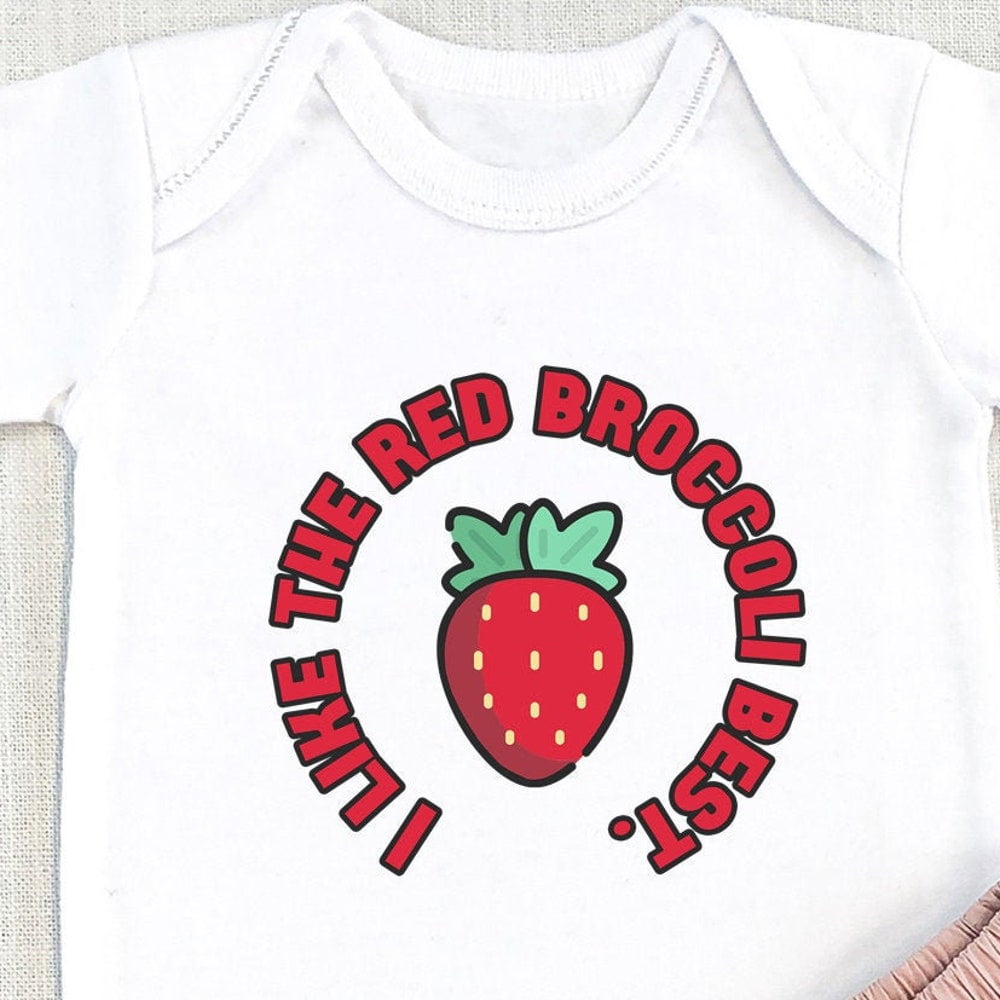 Baby Bodysuit BELLA CANVAS Strawberry Baby, Baby Bodysuit, Broccoli ...