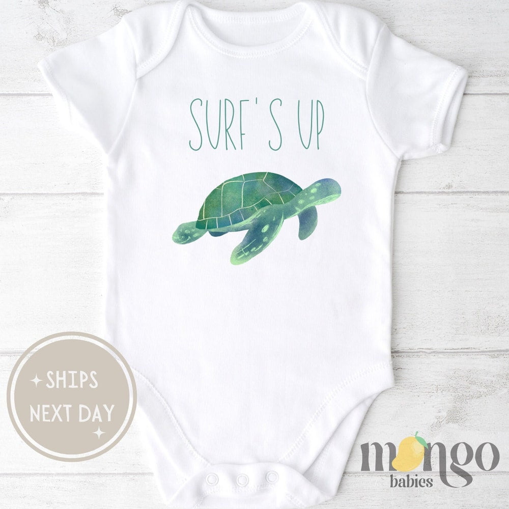 Baby Bodysuit BELLA CANVAS Surf'S Up Baby Onesies Cute Baby Shower Gift ...