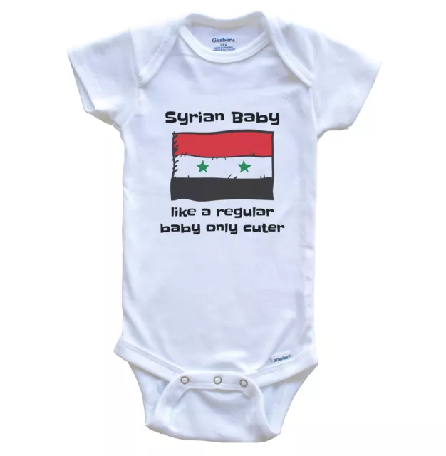 Baby Bodysuit BELLA CANVAS Syrian Baby Like A Regular Baby Only Cuter ...