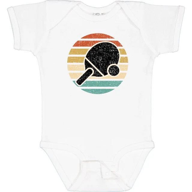 Baby Bodysuit BELLA CANVAS Table Tennis Ping Pong Infant Creeper Sports ...