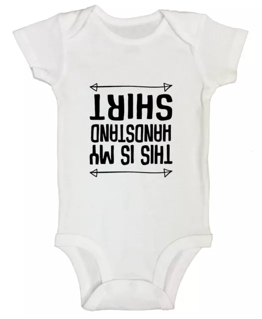 Baby Bodysuit BELLA CANVAS This Is My Handstand Shirt Infant Baby ...