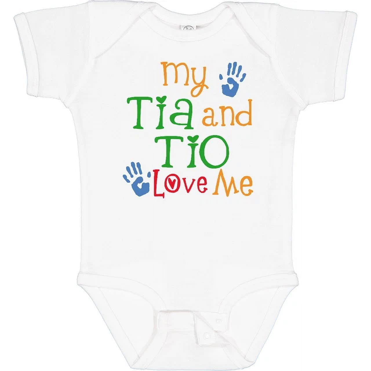 Baby Bodysuit BELLA CANVAS Tia And Tio Love Me Baby Bodysuit Loves From Childs One-Piece Infant ...