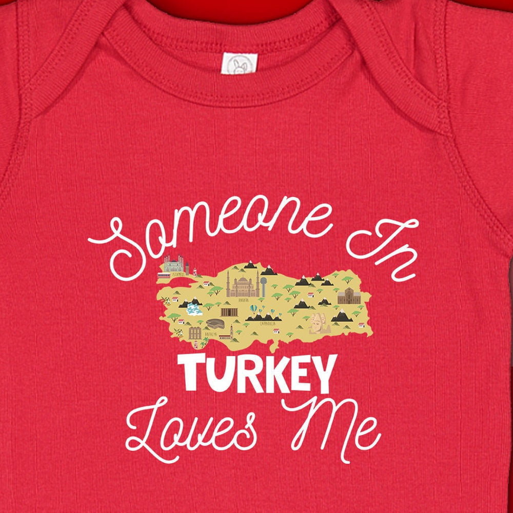 Baby Bodysuit BELLA CANVAS Turkey Baby Gift, Turkish Baby Bodysuit ...