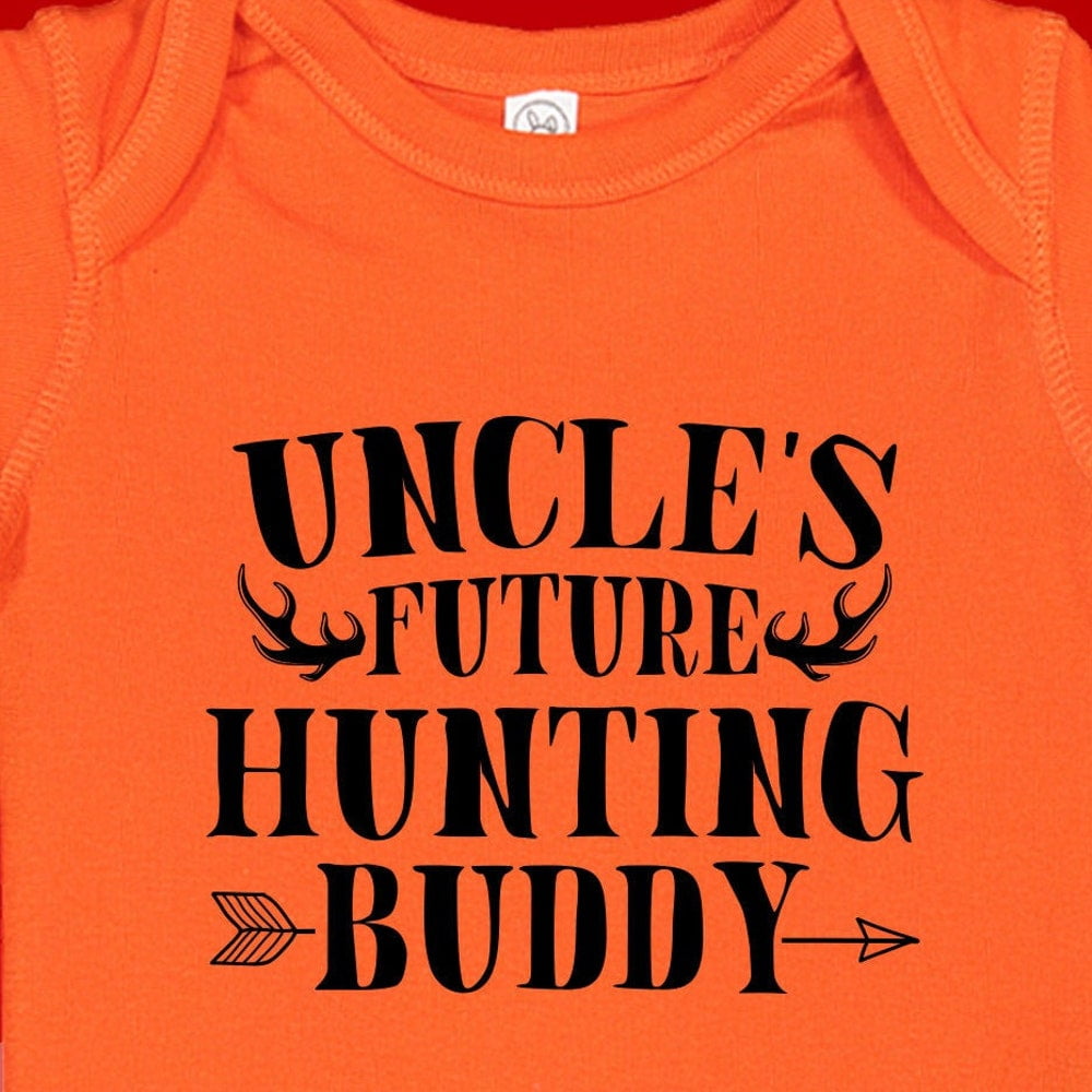 Baby Bodysuit BELLA CANVAS Uncle'S Future Hunting Buddy Baby Boy/Girl ...