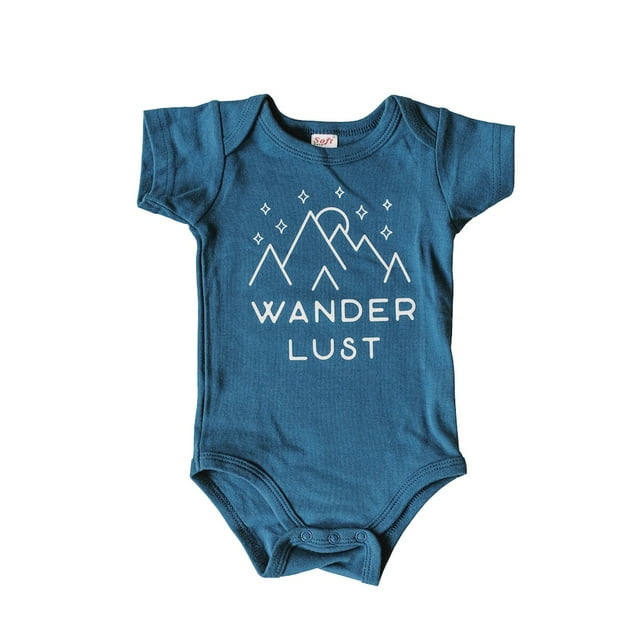 Baby Bodysuit BELLA CANVAS Wanderlust Baby Bodysuit, New Baby Bodysuit, Baby Shower Gift, New ...