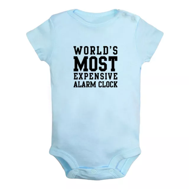 Baby Bodysuit BELLA CANVAS World'S Most Expensive Alarm Clock Funny ...