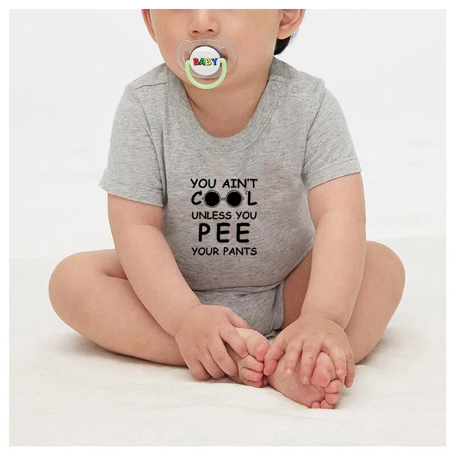 Baby Bodysuit BELLA CANVAS You Ain'T Cool Unless You Pee Your Pants ...