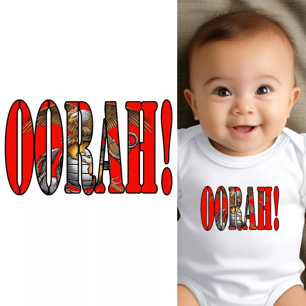 Baby Bodysuit - Oorah! Marines Baby Clothes For Infant Boys And Girls Cute And Cool Baby ...