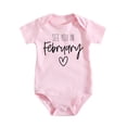 Baby Bodysuit for Pregnancy Announcement, See You in February Infant ...