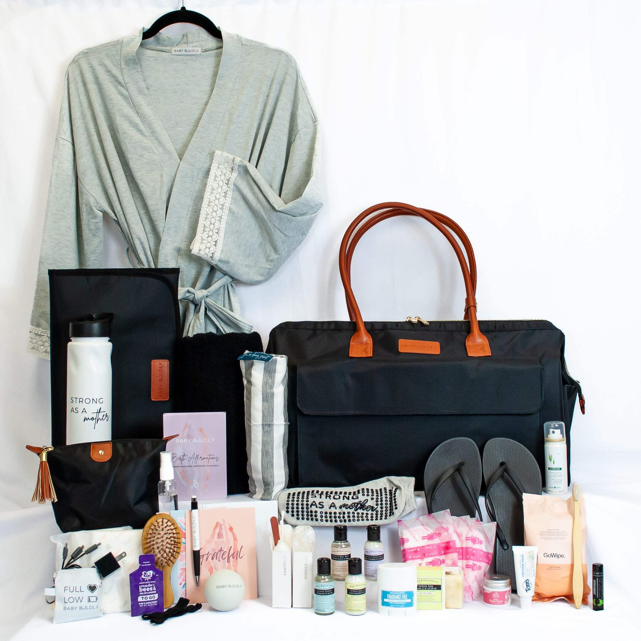 Baby Boldly Pre-packed Hospital Bag for Mom, Labor Essentials in Large ...