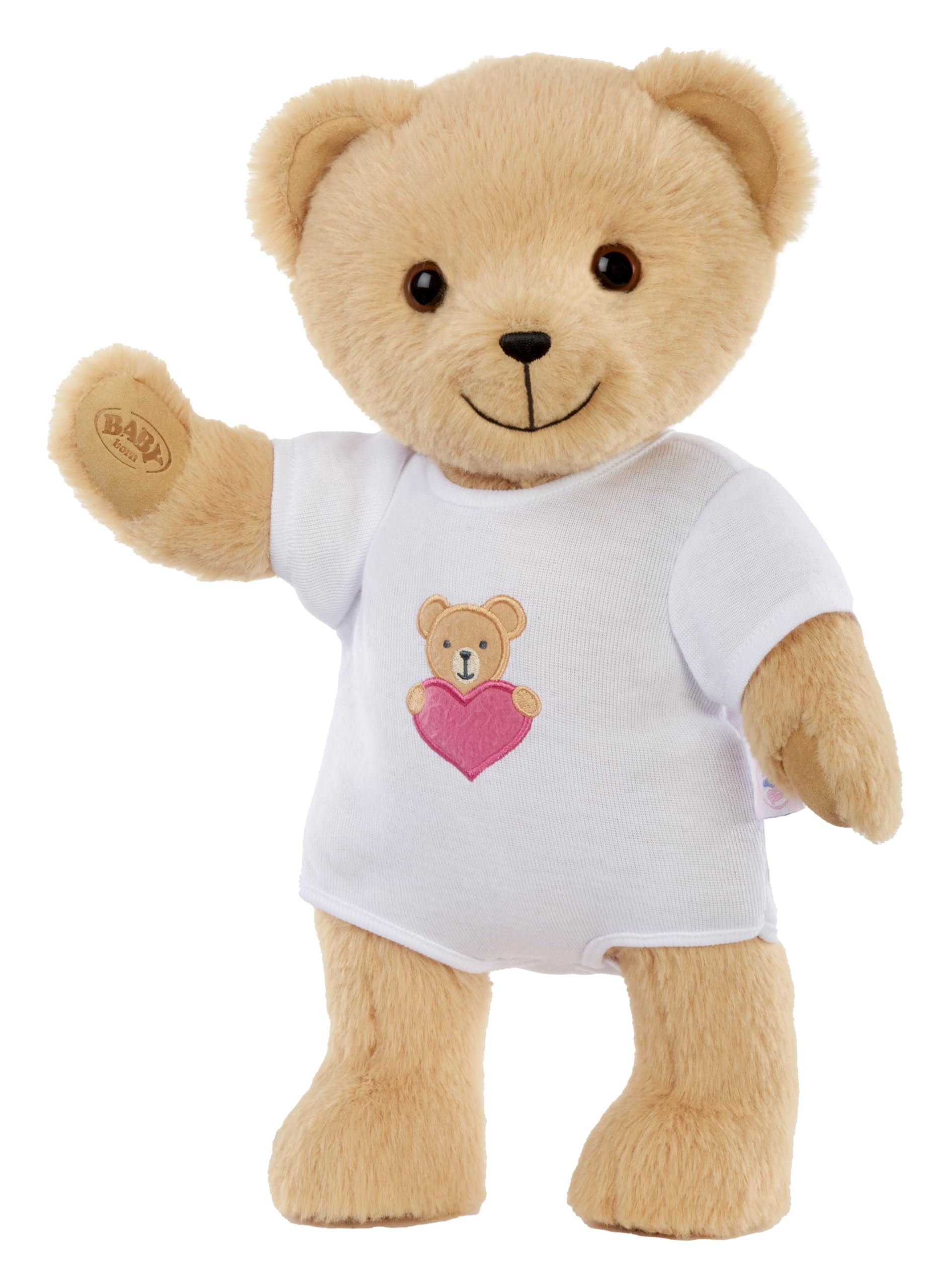 Baby Born My Teddy Bear - Soft and Cuddly, Posable, Removable Outfit ...