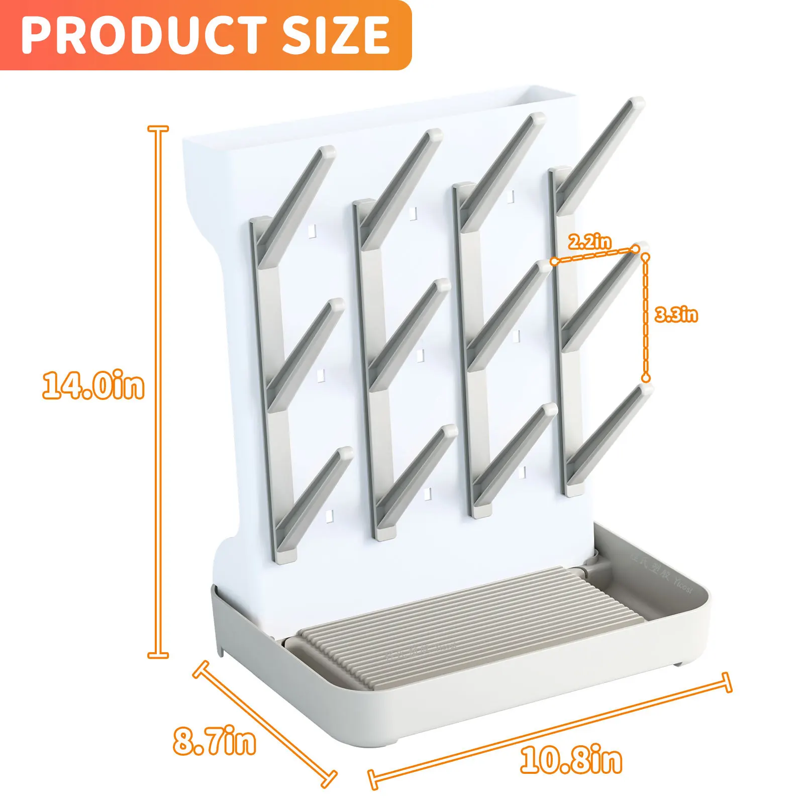 Baby Bottle Drain Rack Drying Rack Baby Bottle Drying and Draining Stand Baby Bottle Box Storage ...