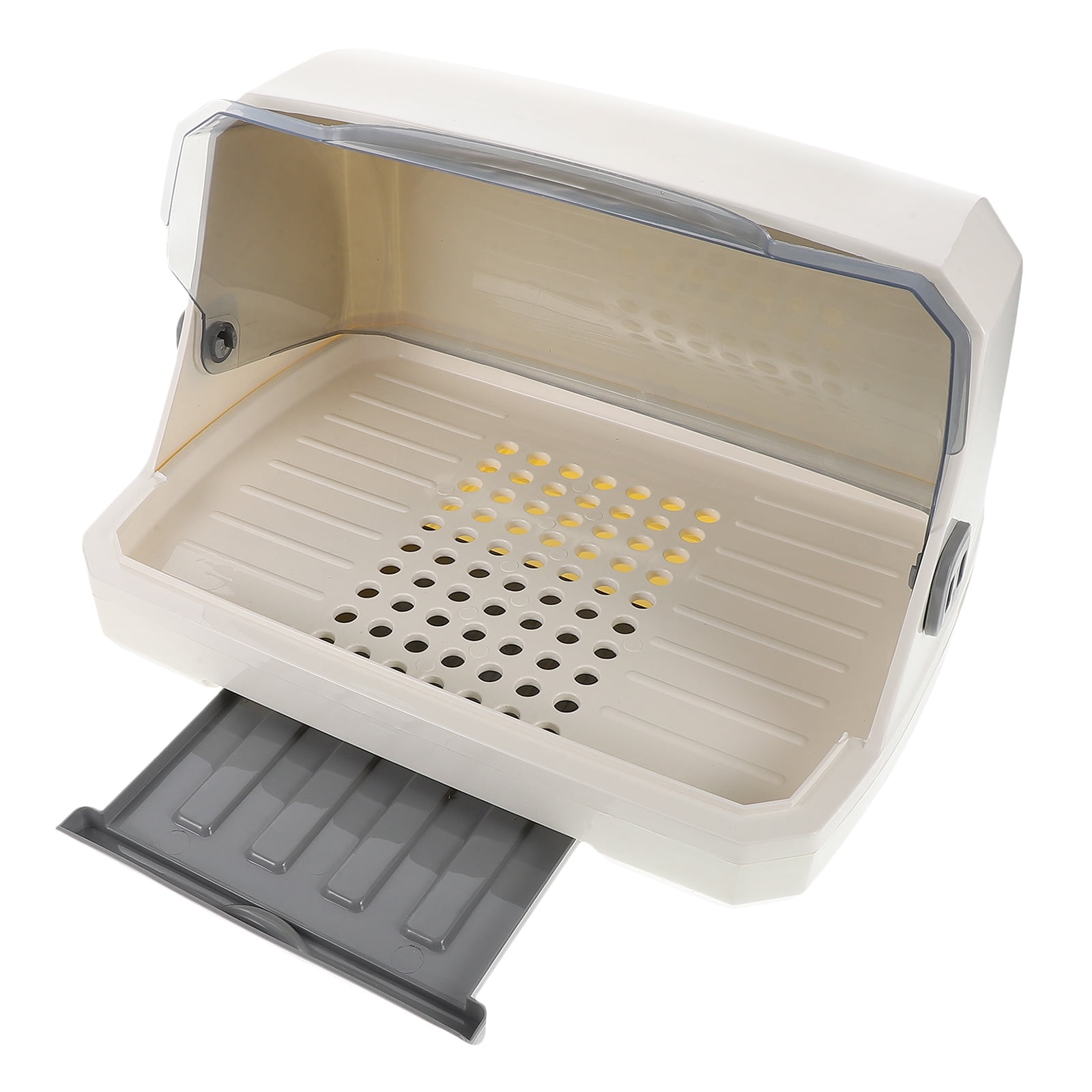 Baby Bottle Drainer with Lid Water Cup Drying Rack Space-Saving Bottle ...