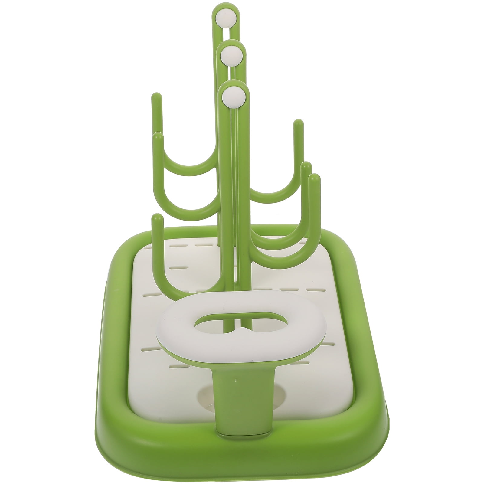 Raindrops Baby Bottle Drying Rack PP Light Green for Parents 1Pack 11 ...