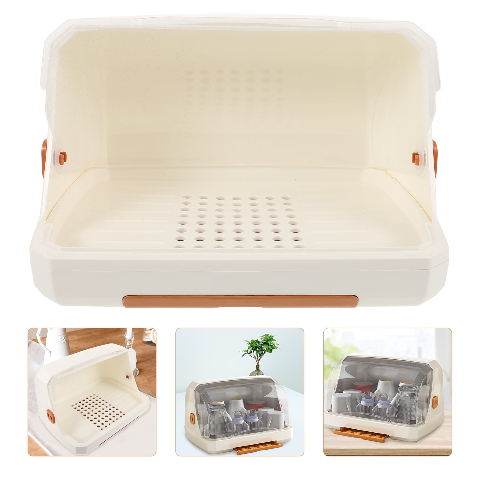 Baby Bottle Dryer Rack Portable Water Drain Baby Dinnerware Organizer ...