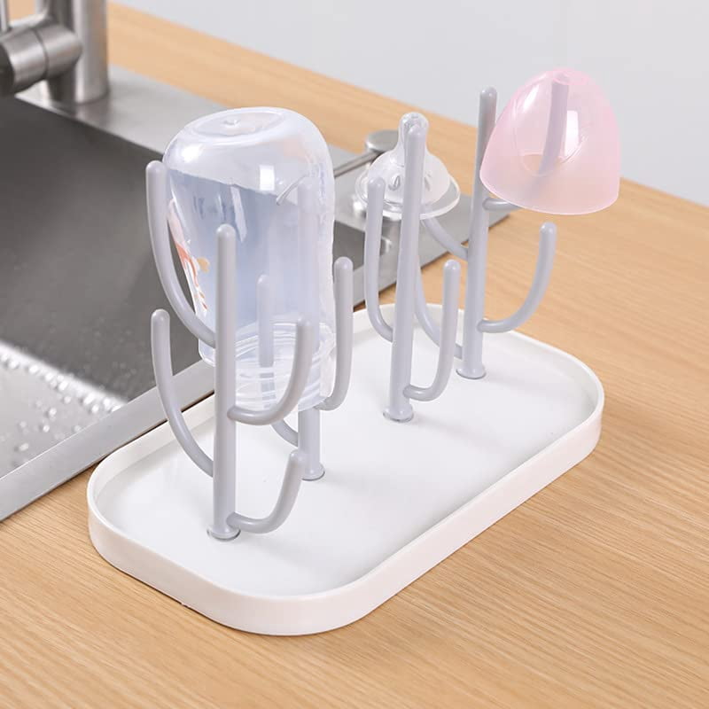 Baby Bottle Drying Rack, Bottle Dryer Rack Holder, Space Saving ...