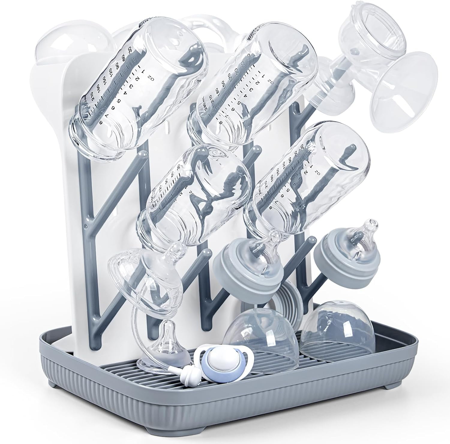 Baby Bottle Drying Rack: Large Vertical Bottle Dryer Rack Holder ...