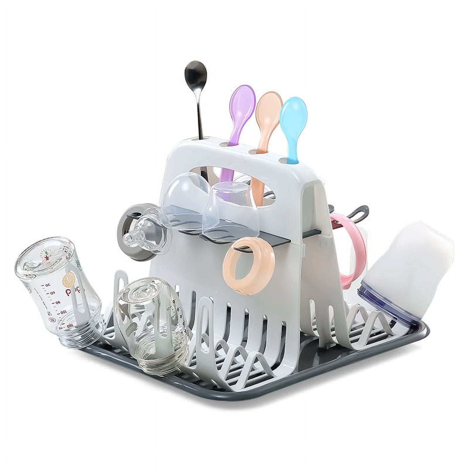 Baby Bottle Drying Rack Portable Clean Dryer Drainer Drying Rack with ...