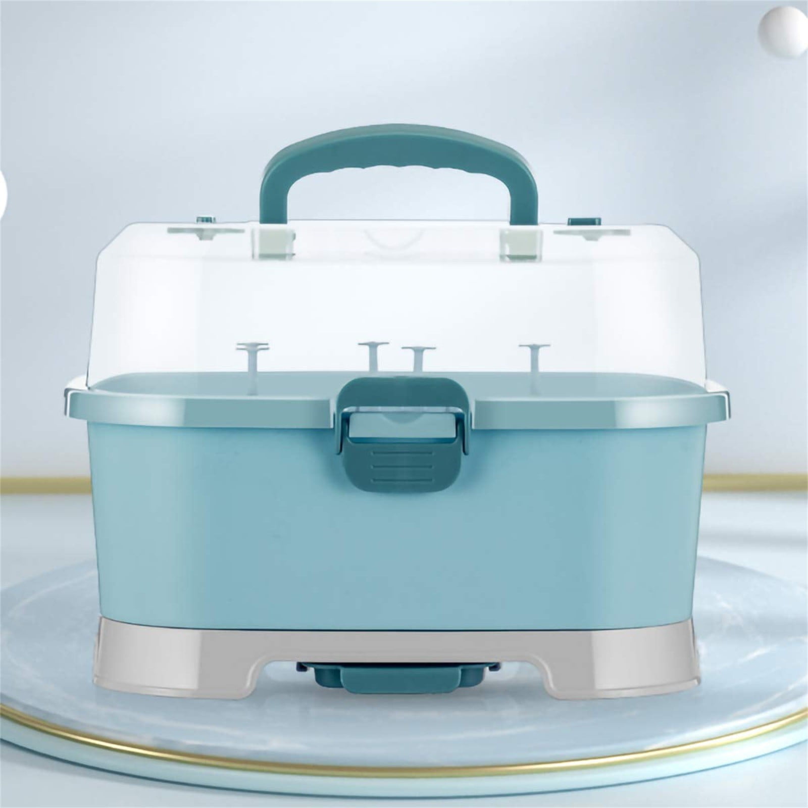 Baby Bottle Drying Rack Storage Large Bottle Storage BoxOrganizer With ...