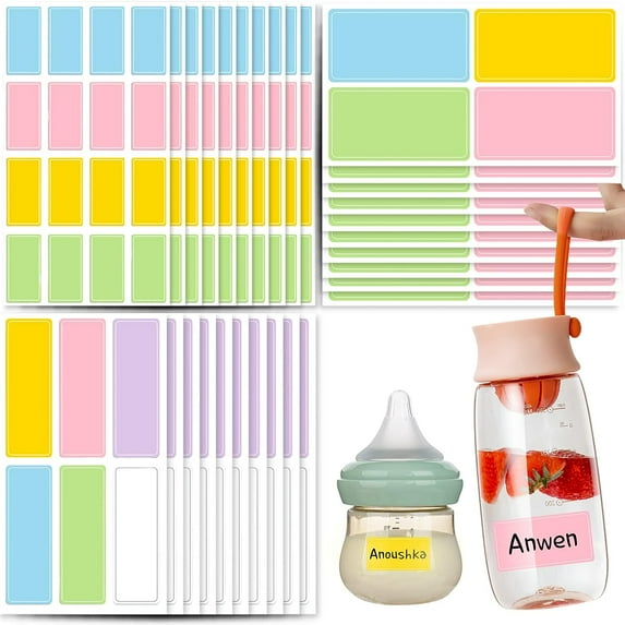 Baby Bottle Labels for Daycare, Name Tag Label Stickers, Waterproof ...
