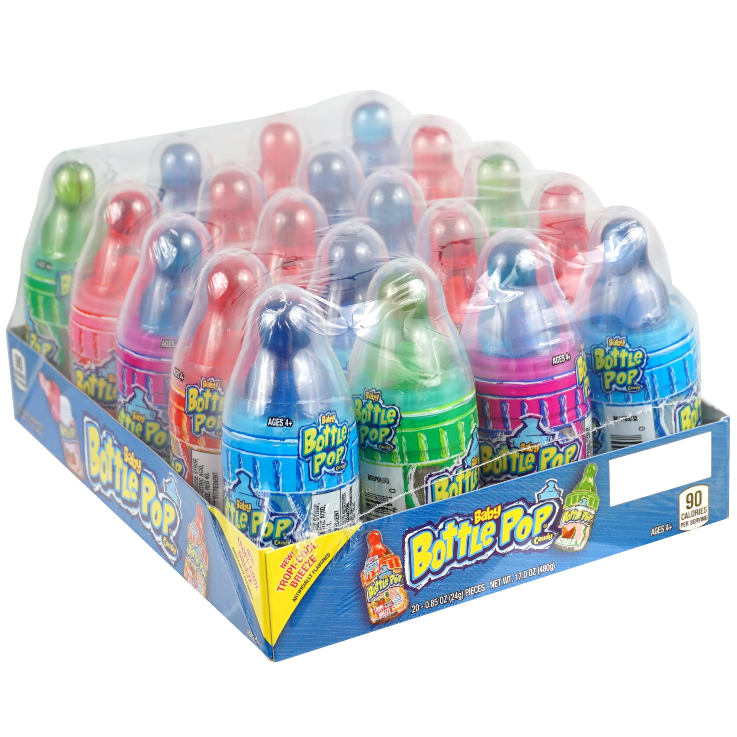 Baby Bottle Lollipops Variety Pack, 20 Count Assorted Flavors ...