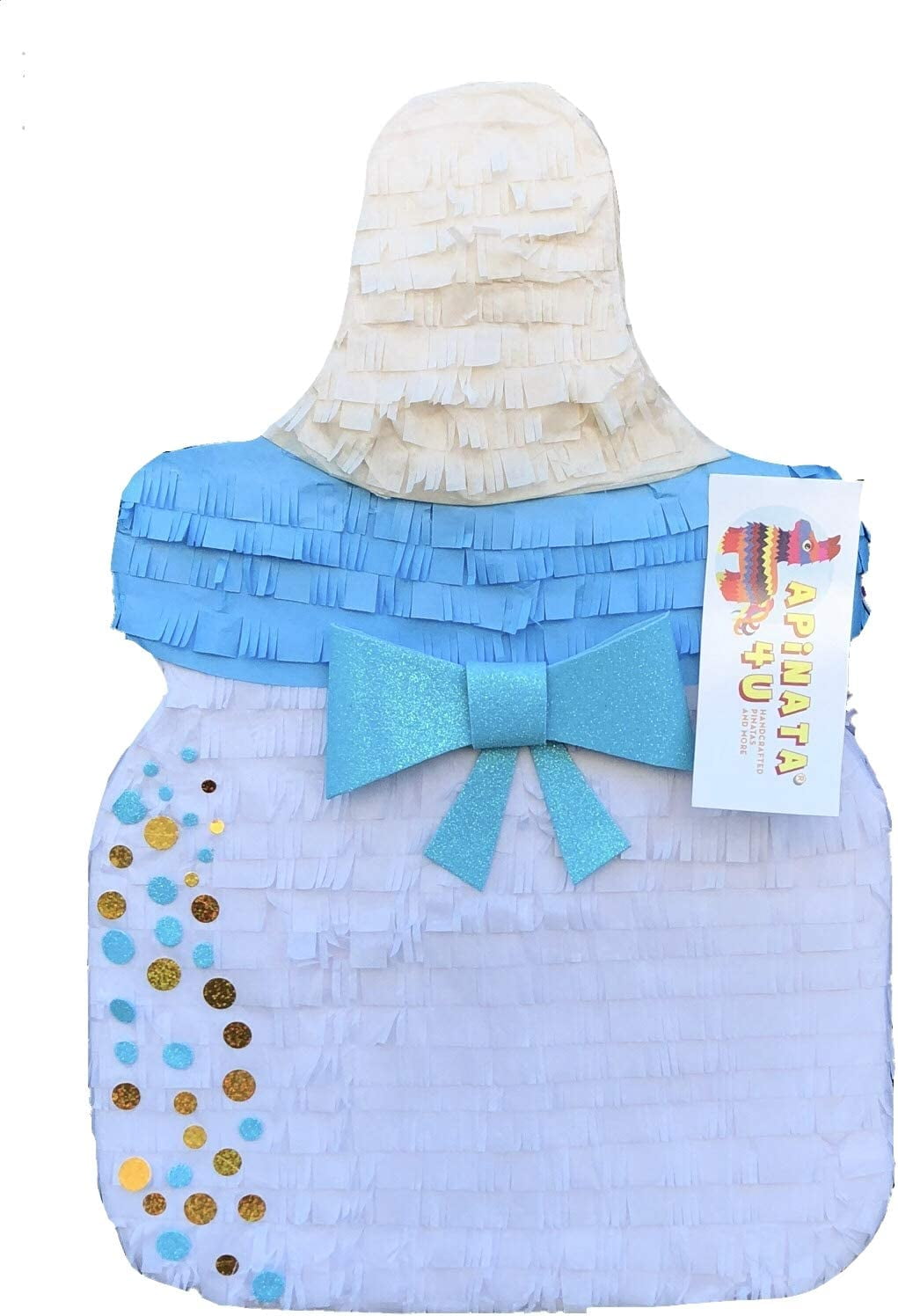 Baby Bottle Pinata It's A Boy Little Man - Walmart.com
