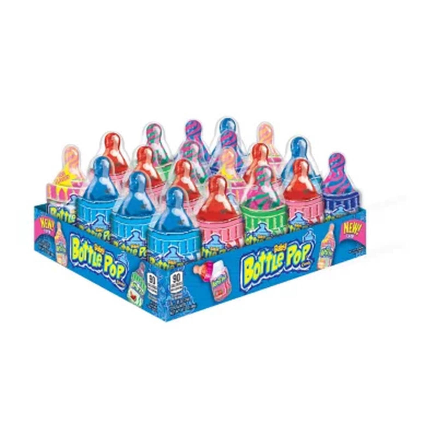 Baby Bottle Pop Candy, Assorted Variety Pack (0.85 Oz., 20 Ct ...