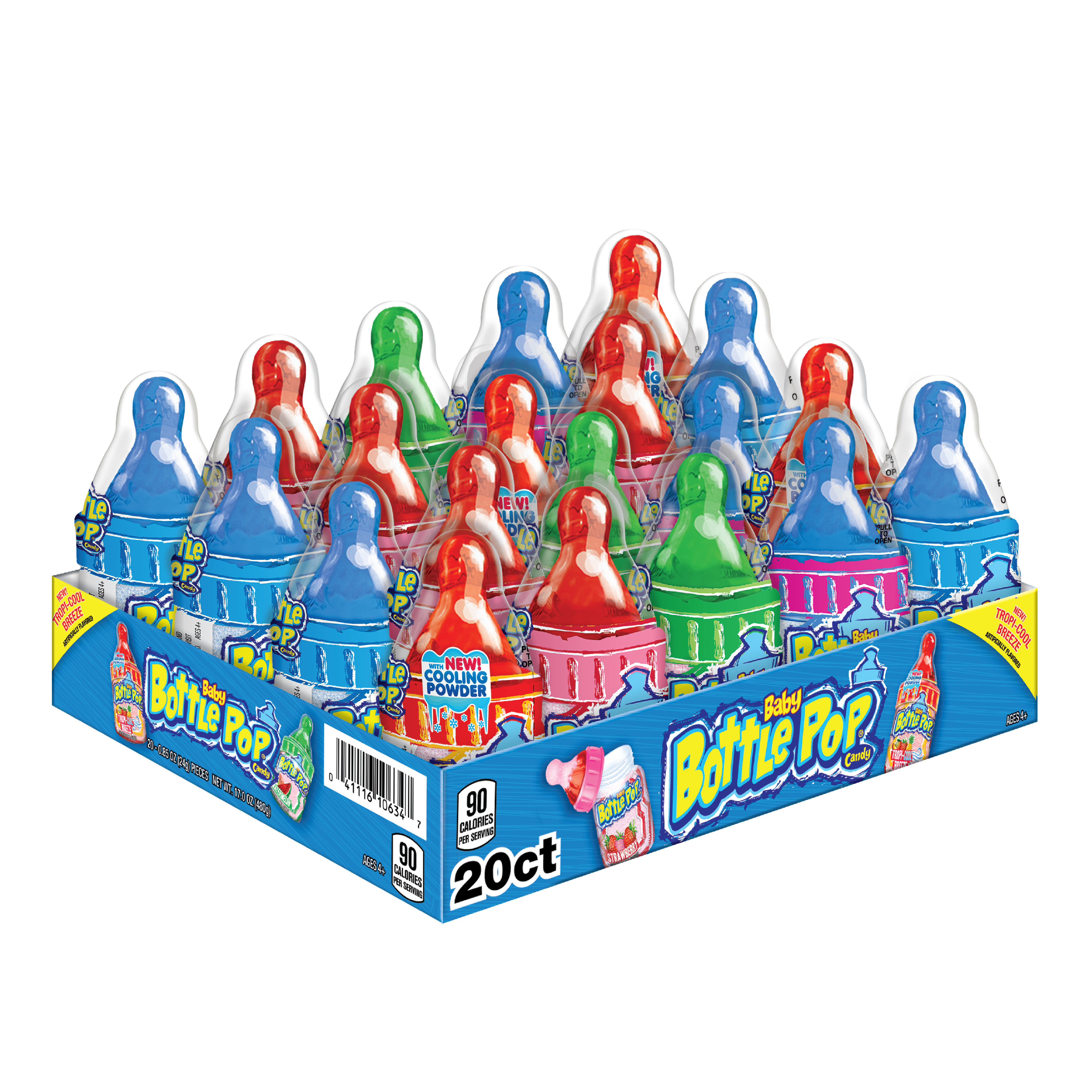 20-Pack Assorted Baby Bottle Pops - .85 Ounce Per Pop - Walmart.com