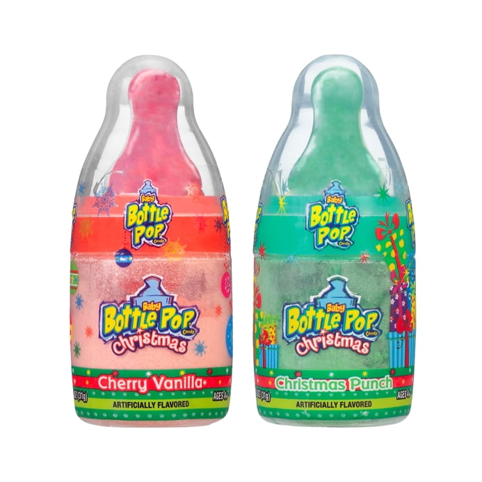 Baby Bottle Pop Christmas Candy with Dipping Powder, Assorted Flavors ...
