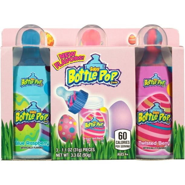 Baby Bottle Pop Easter Candy Giftset , Assorted Fruit Flavors, 3.3 oz ...