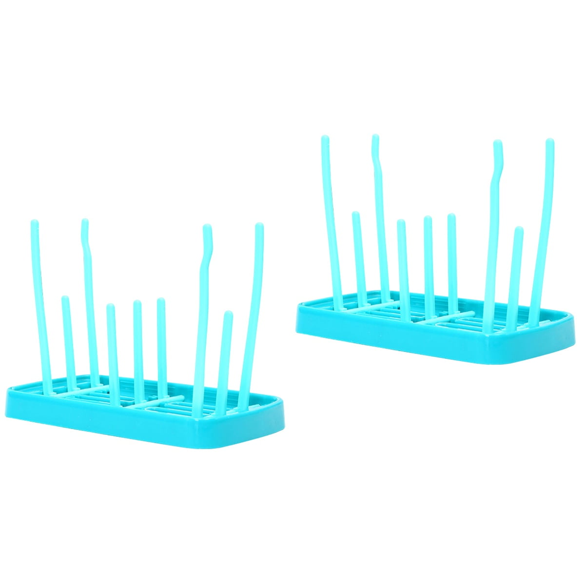 Baby Bottle Set of 2 Bottles Holder Tableware Storage Rack Drainer ...