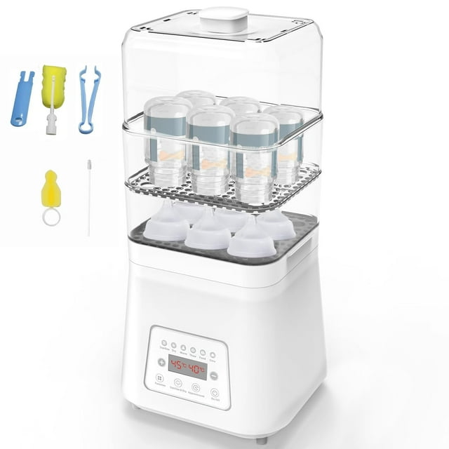 Baby Bottle Sterilizer and Dryer, 8-in-1 Electric Steam Sterilize,Large ...