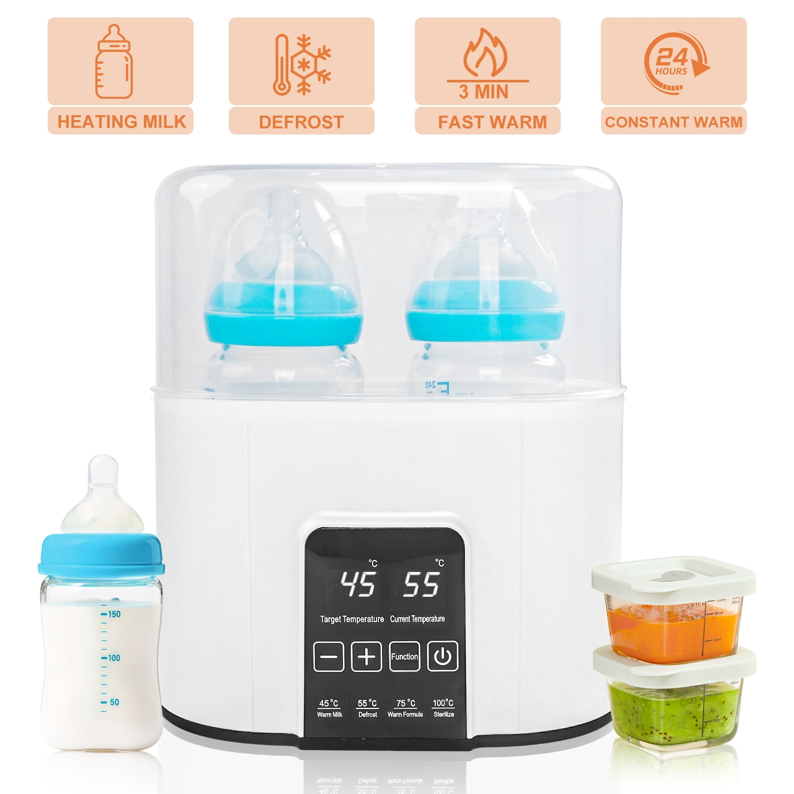 Baby Bottle Warmer for Breastmilk, Bottle Warmers for all Bottles ...