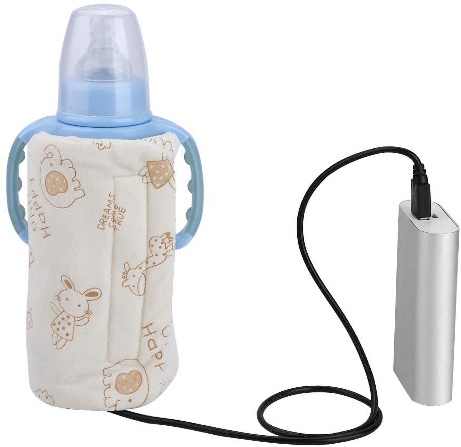 Baby Bottle Warmer - USB Portable Travel Mug Milk Heater Bottle Heater Feeding Bottle Infant ...