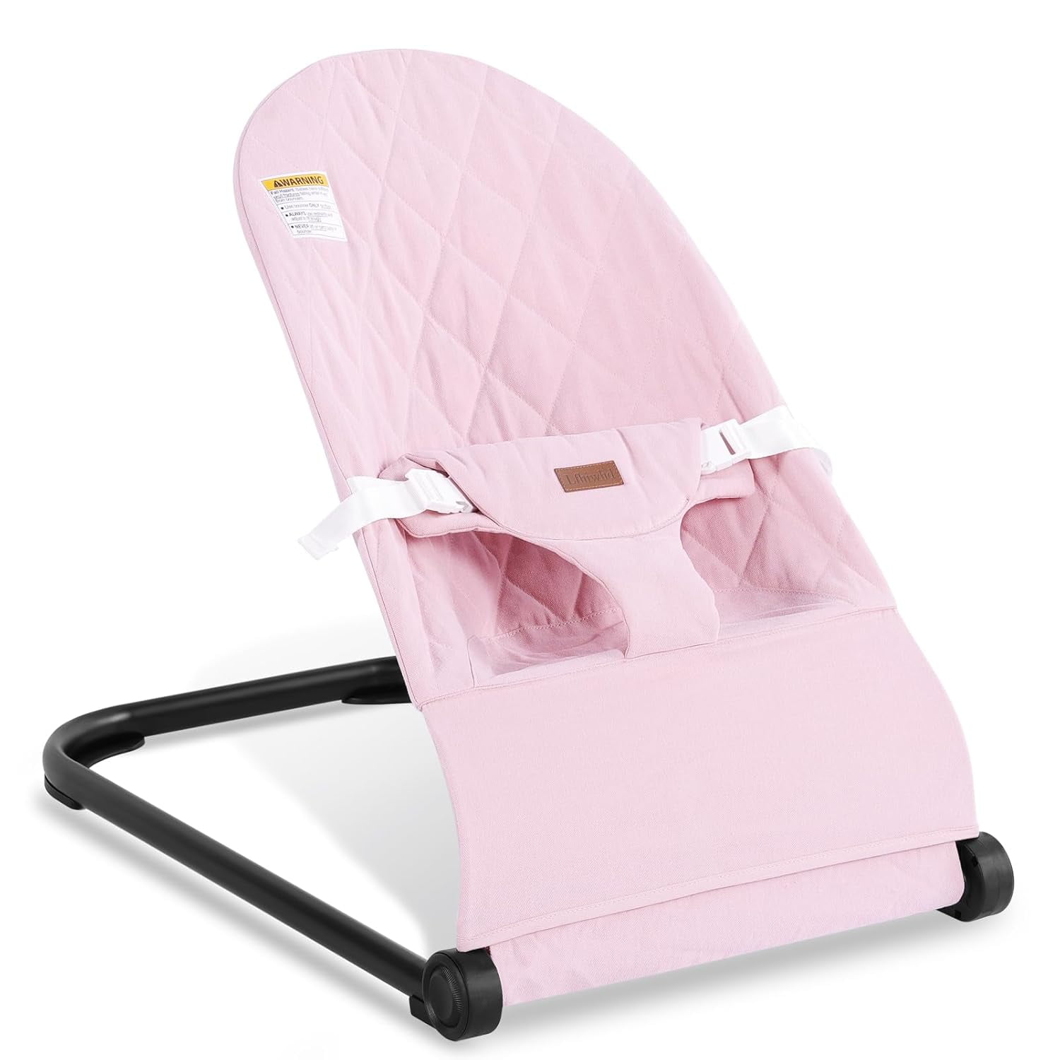 Baby Bouncer,Baby Bouncer Seat,Portable Infant Bouncer with 3-Point ...