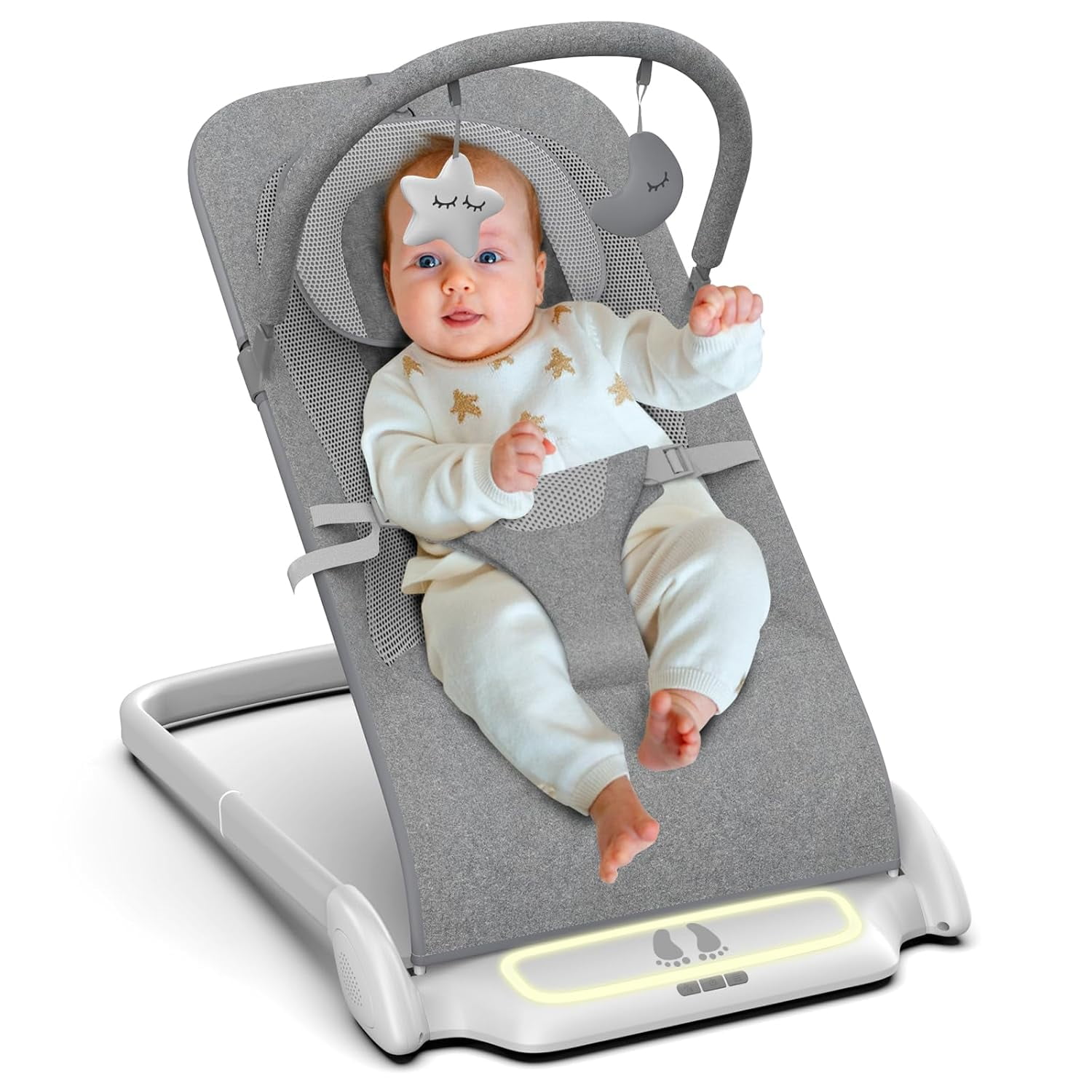 Baby Bouncer, Portable Bouncer Seat for Baby Newborn, Infants Bouncer ...