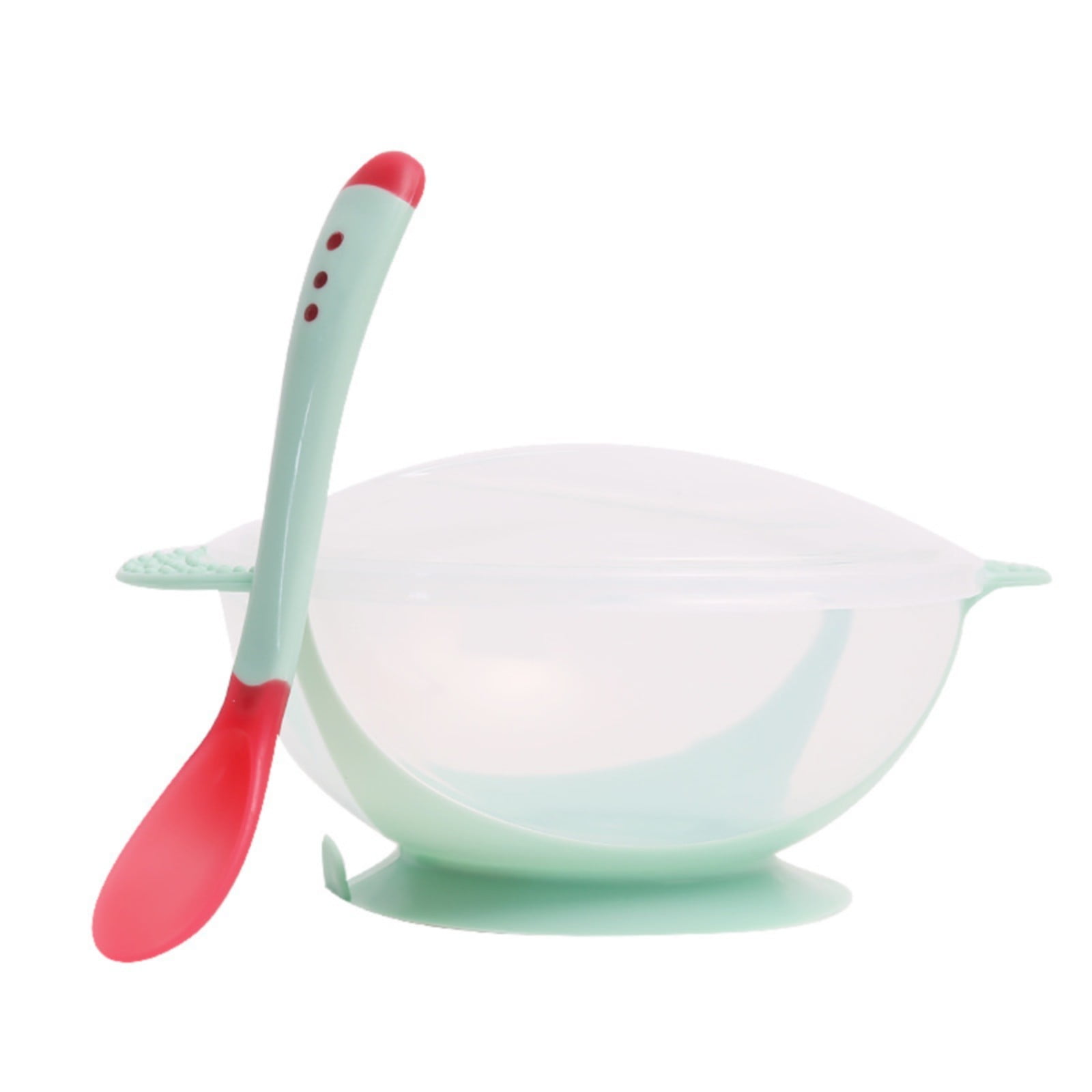 Baby Bowls with Suction Base, Spill-Proof Lid, Temperature-Sensing ...
