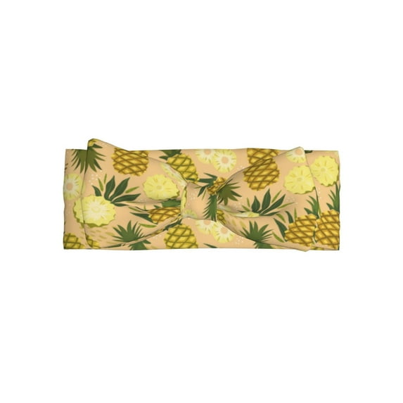 Baby Bows, Natural Pineapple Elastics Soft Baby Newborn Headbands ...