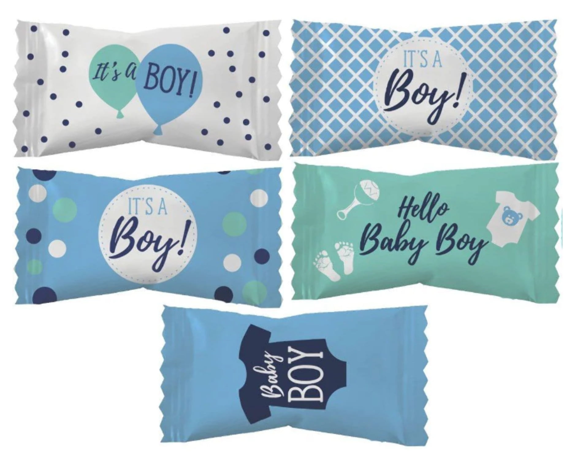 Baby Boy Butter Mints With Multi color Wrap (50 pieces) - Walmart.com