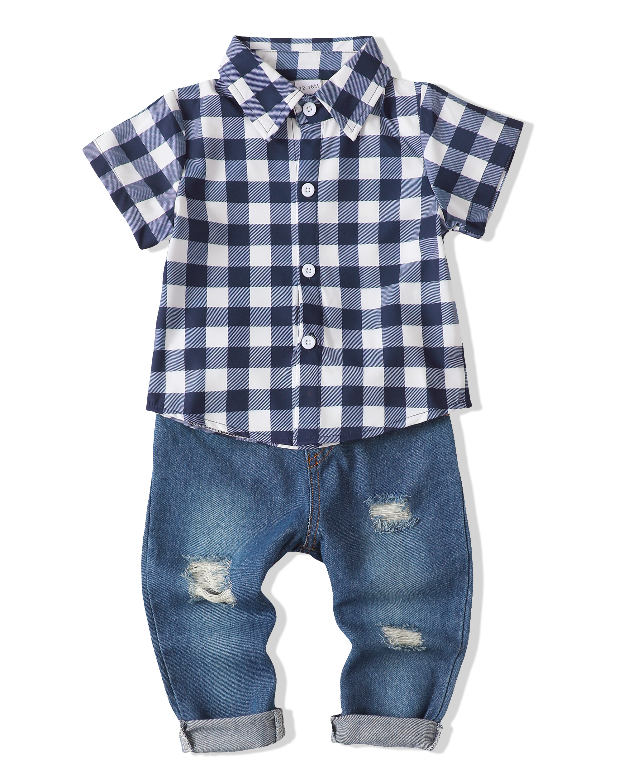 Baby Boy Clothes Toddler Boy Casual Outfits 2T 3T Short Sleeved Shirt ...