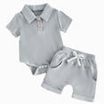 Baby Boy Clothing Sets Soft Cotton Short Sleeve Top and Shorts Newborn ...