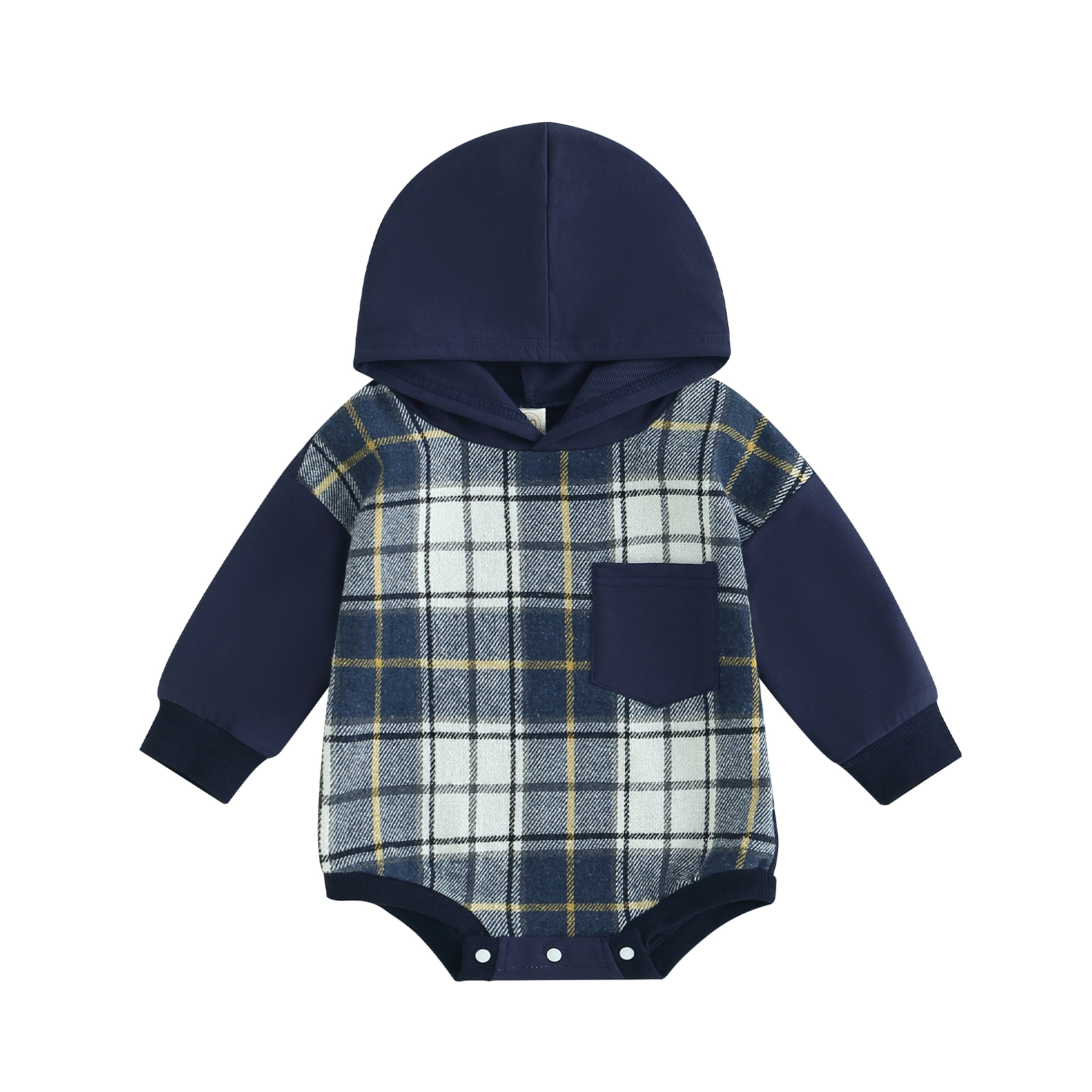 Baby Boy Fall Winter Clothes Long Sleeve Pullover 6M 12M 18M 24M Color Block Romper Sweatshirt ...