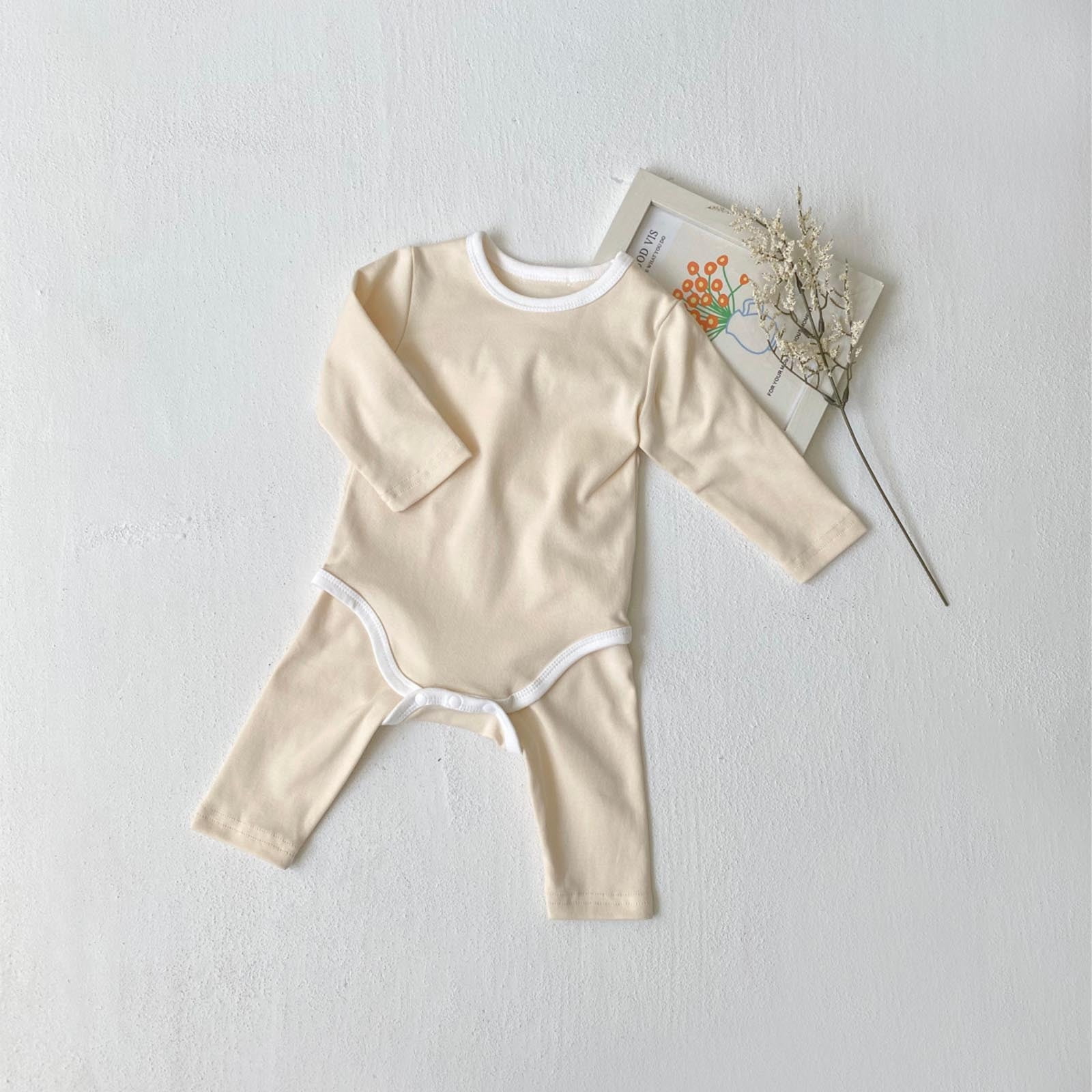 Baby Boy Girl Long Sleeve Outfits, Baby Organic Cotton Bodysuit New ...