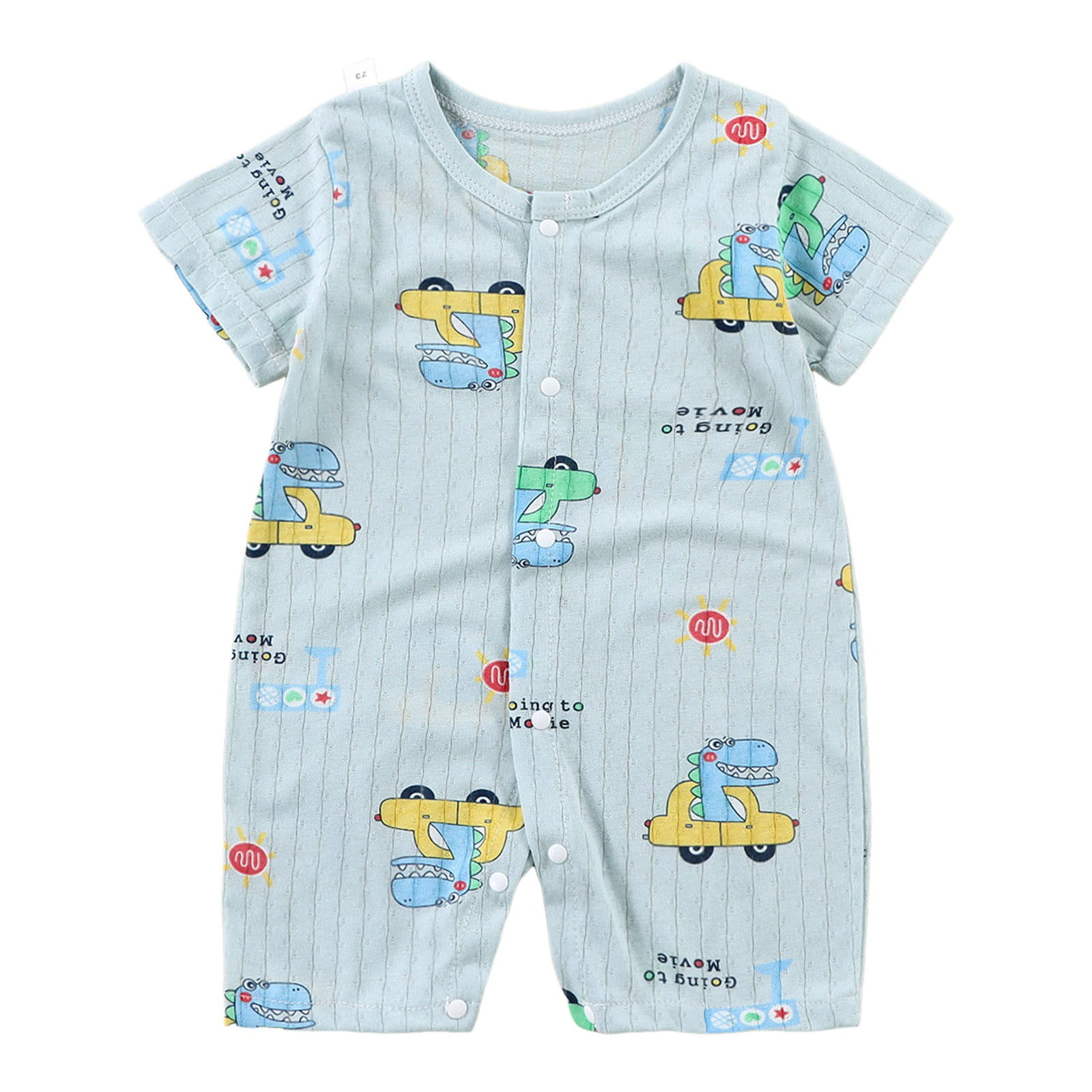 Baby Boy Girl Romper Newborn Infant Knit Striped Solid Long Sleeve One ...