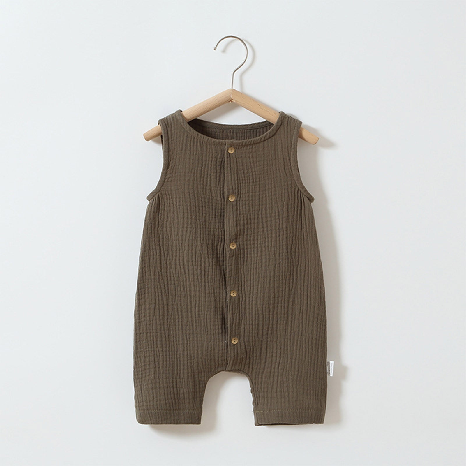 Baby Boy Girl Sleeveless Outfits, Baby Onesies 0-3 Months Boy Smocked Baby Girl Girls Button ...