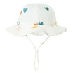 Zando Kids Sun Hat with Chin Strap Boys Girls Sun Protection Hats Cute ...