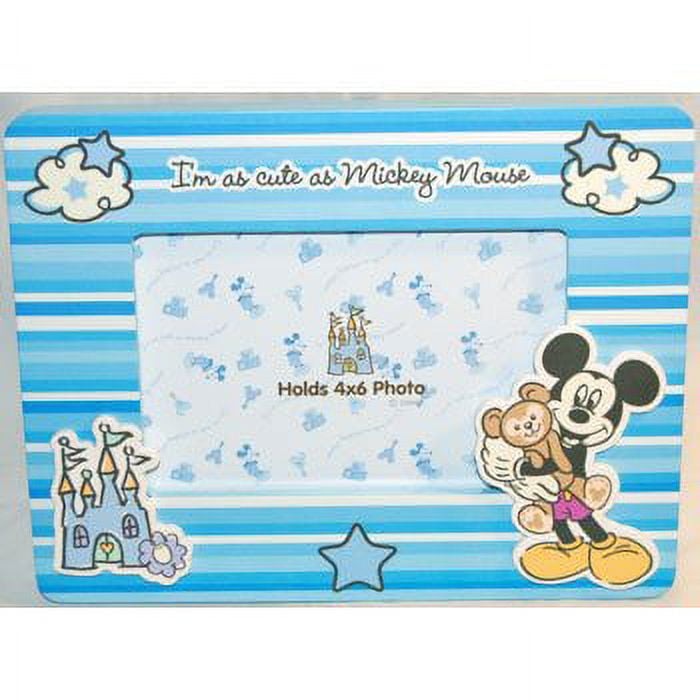 Baby Boy Mickey Mouse 4x6 Photo Frame - Walmart.com