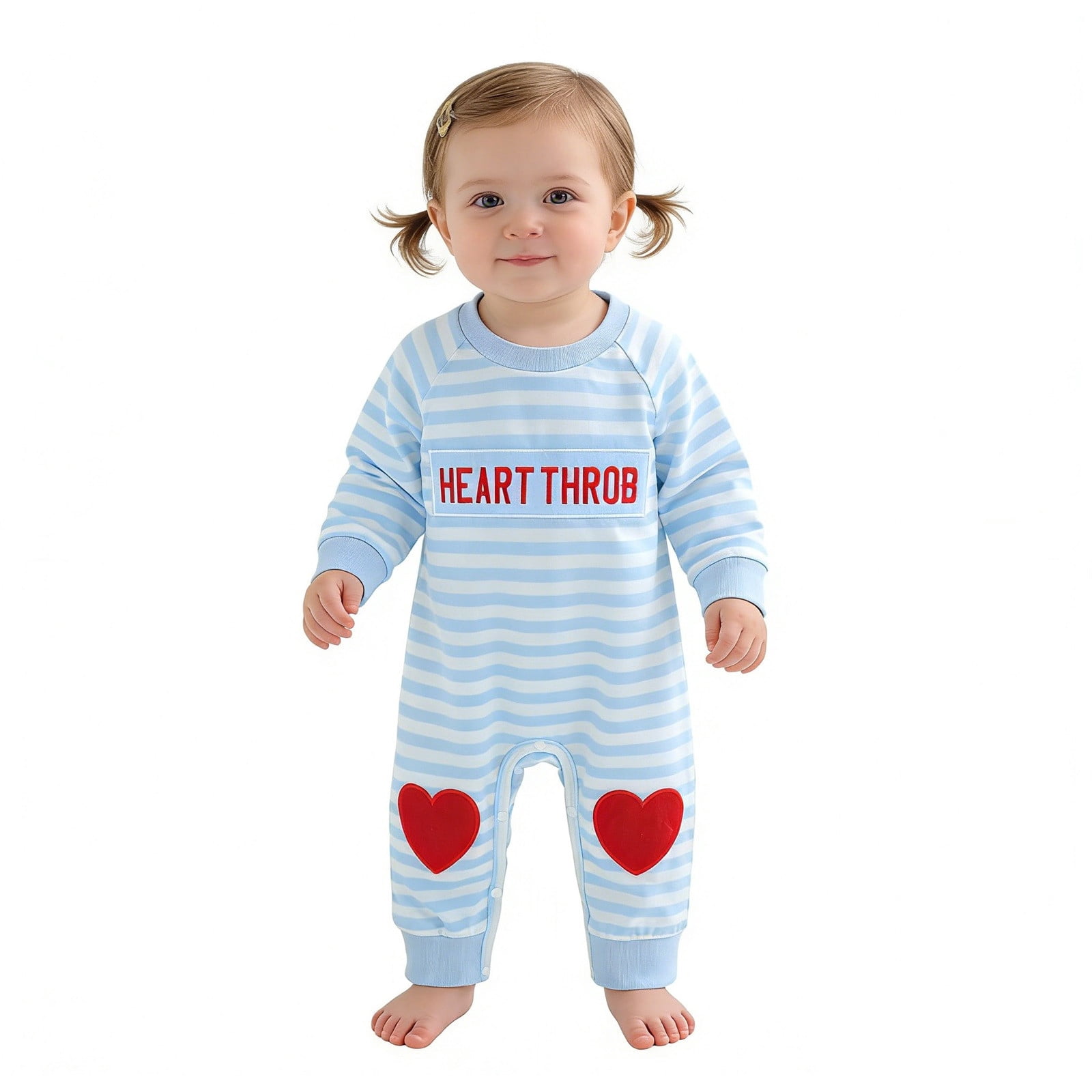 Baby Boy Onesies Solid Color Long Sleeve Dinosaur Hooded Sweater Style ...